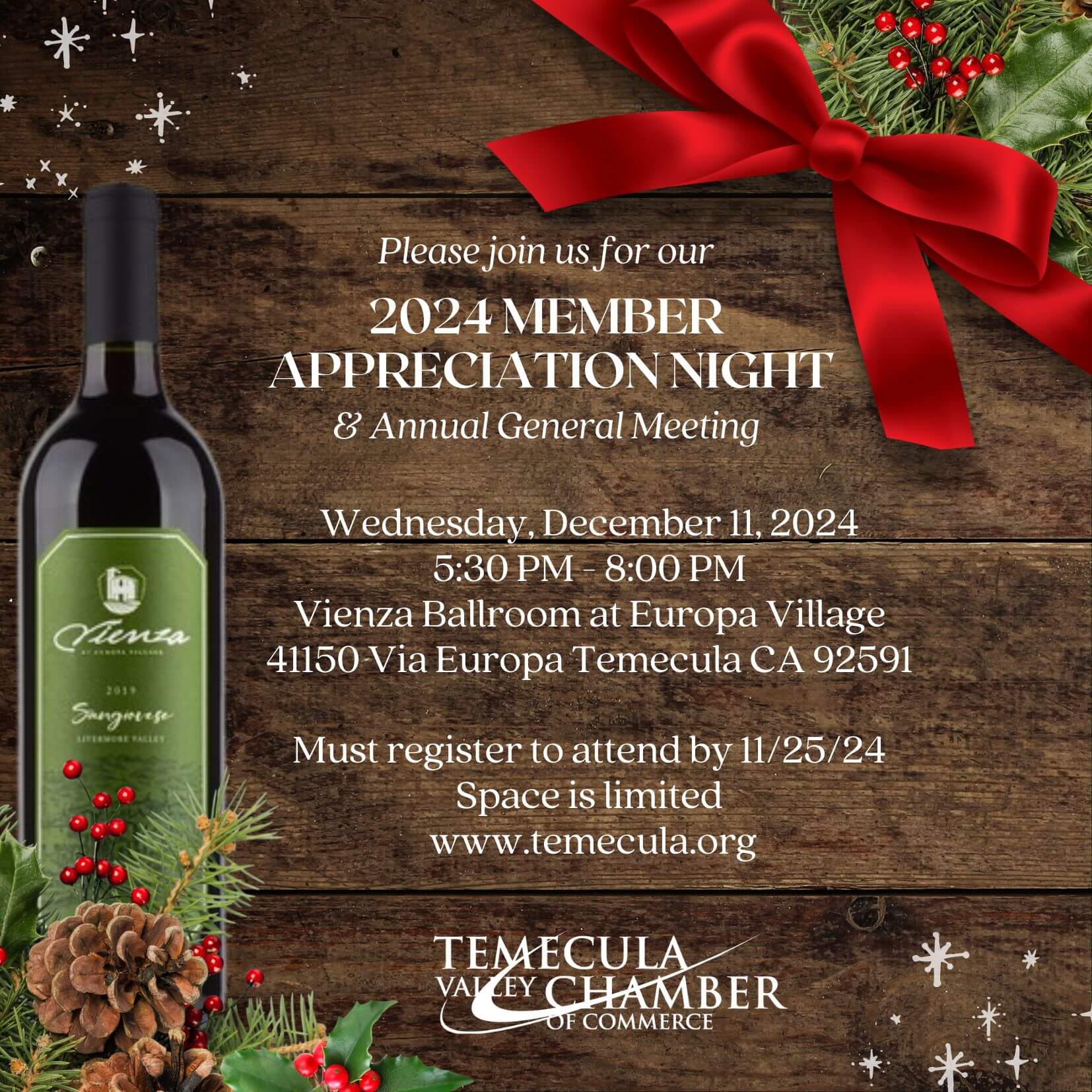 Membership Appreciation Night - Temecula Valley Chamber of Commerce